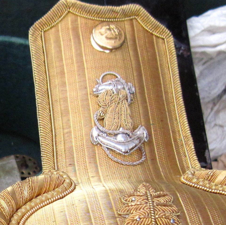 LCDR, SC Shoulder Swab_Detail | Naval Living History 1897 – 1922