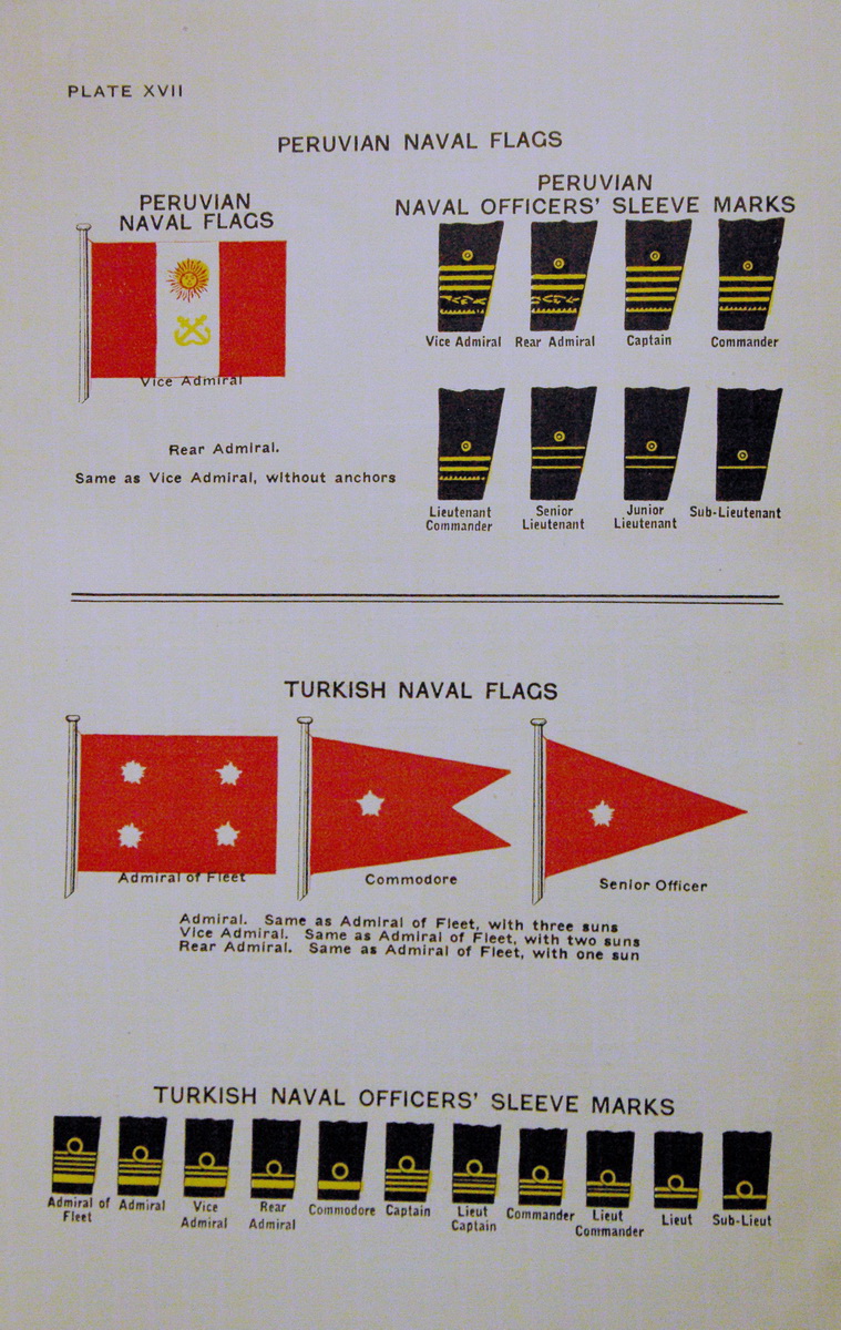 WWI Flags and Naval Rank Insignia | Naval Living History 1897 – 1922